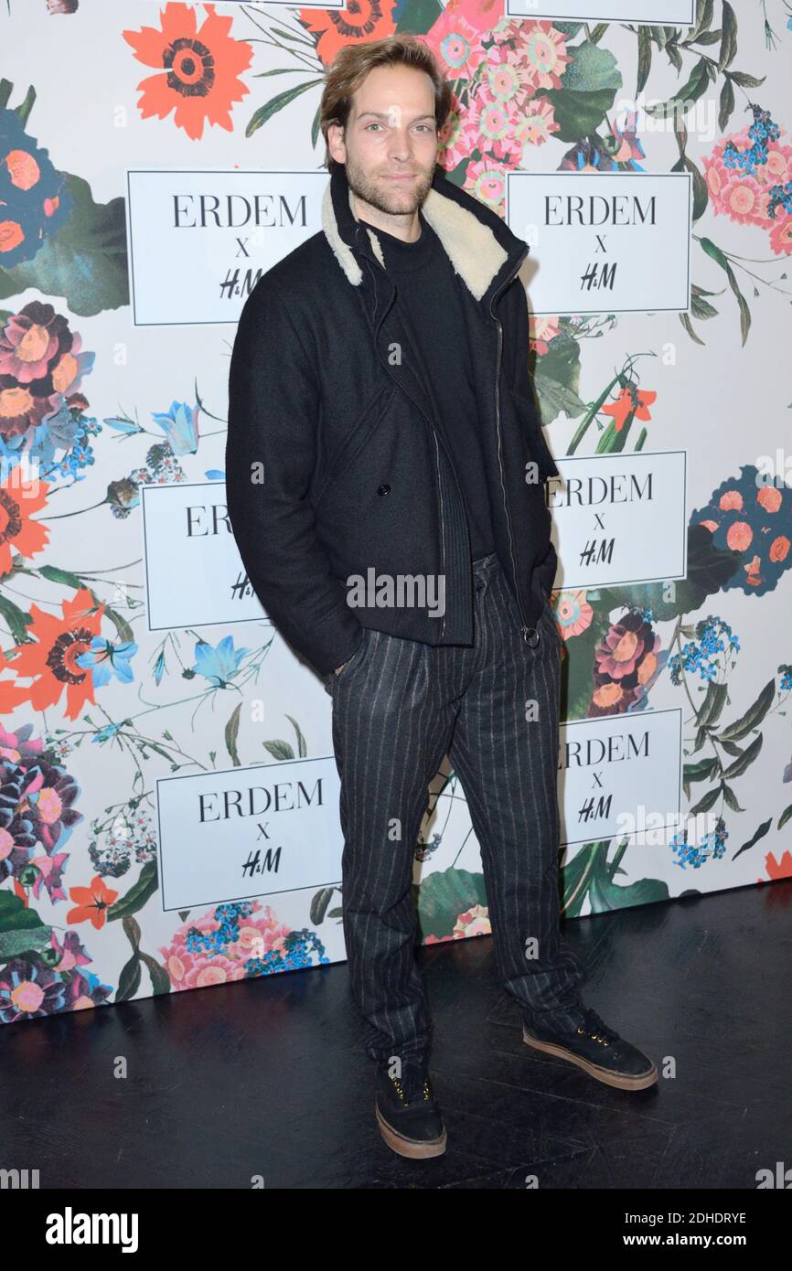 Andy Gillet attending the ERDEM X H&M Paris Collection Launch at Hotel ...