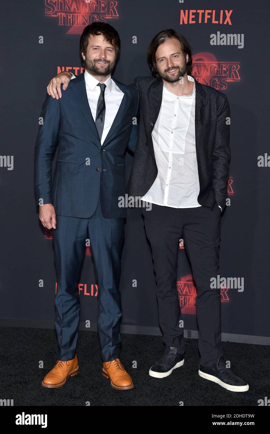 Ross Duffer and Matt Duffer attend the Premiere of Netflix's 'Stranger ...