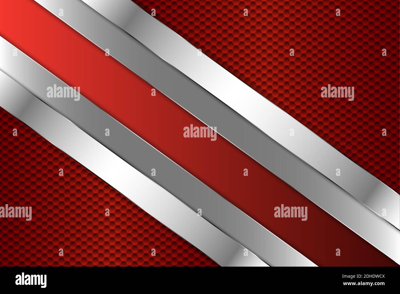 Red hexagon pattern hi-res stock photography and images - Alamy