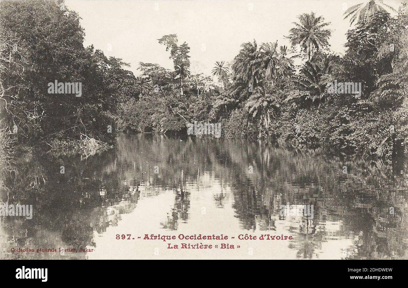 La rivière Bia (3) (Côte d'Ivoire Stock Photo - Alamy