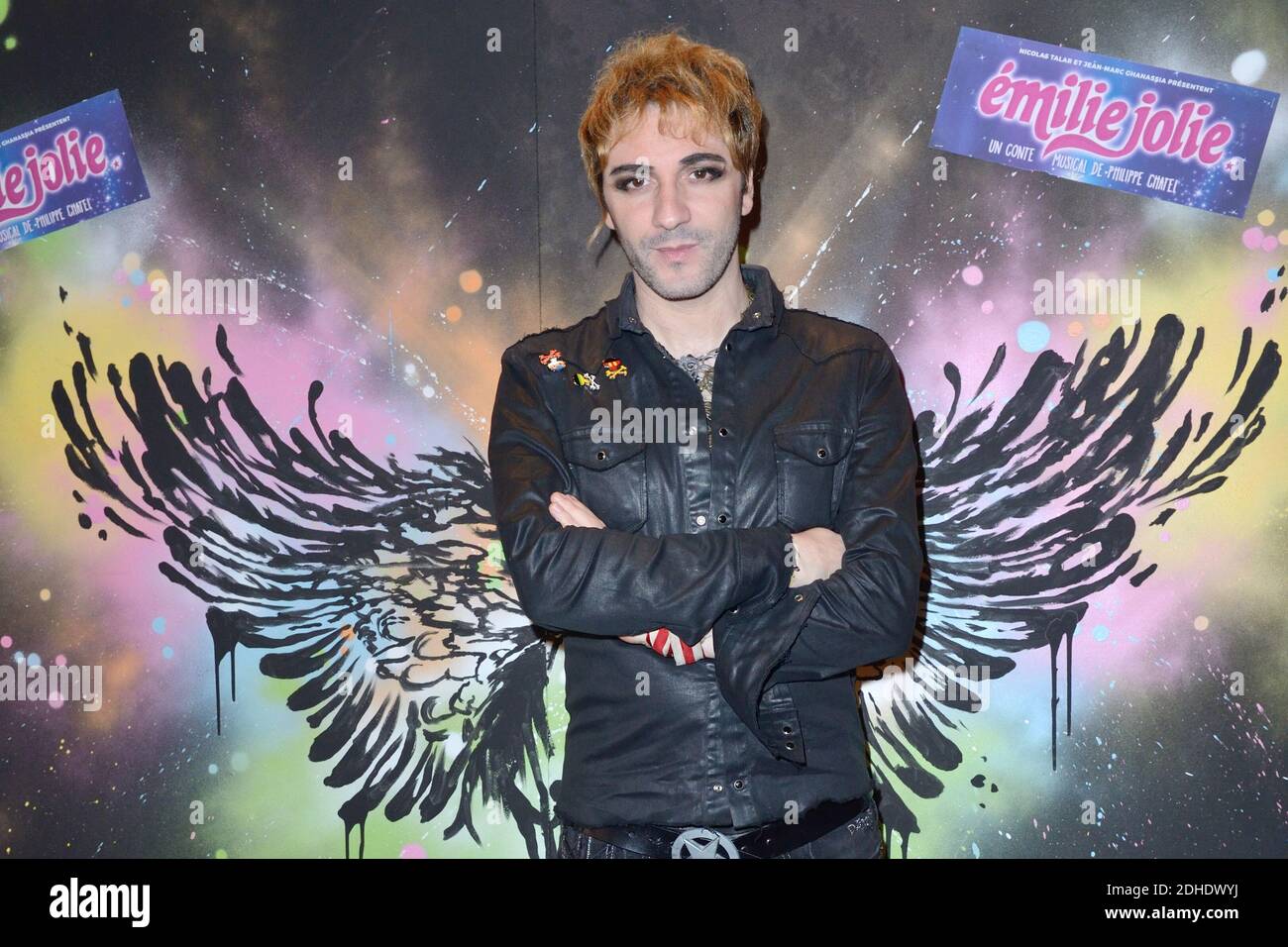 Mikelangelo Loconte assiste a la Generale de Presse de la comedie ...