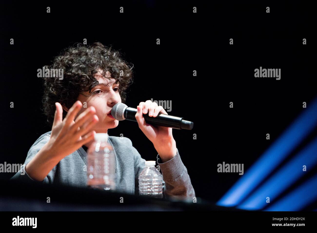 Finn Wolfhard from Stranger Things at the Comic Con Festival 2017 ...