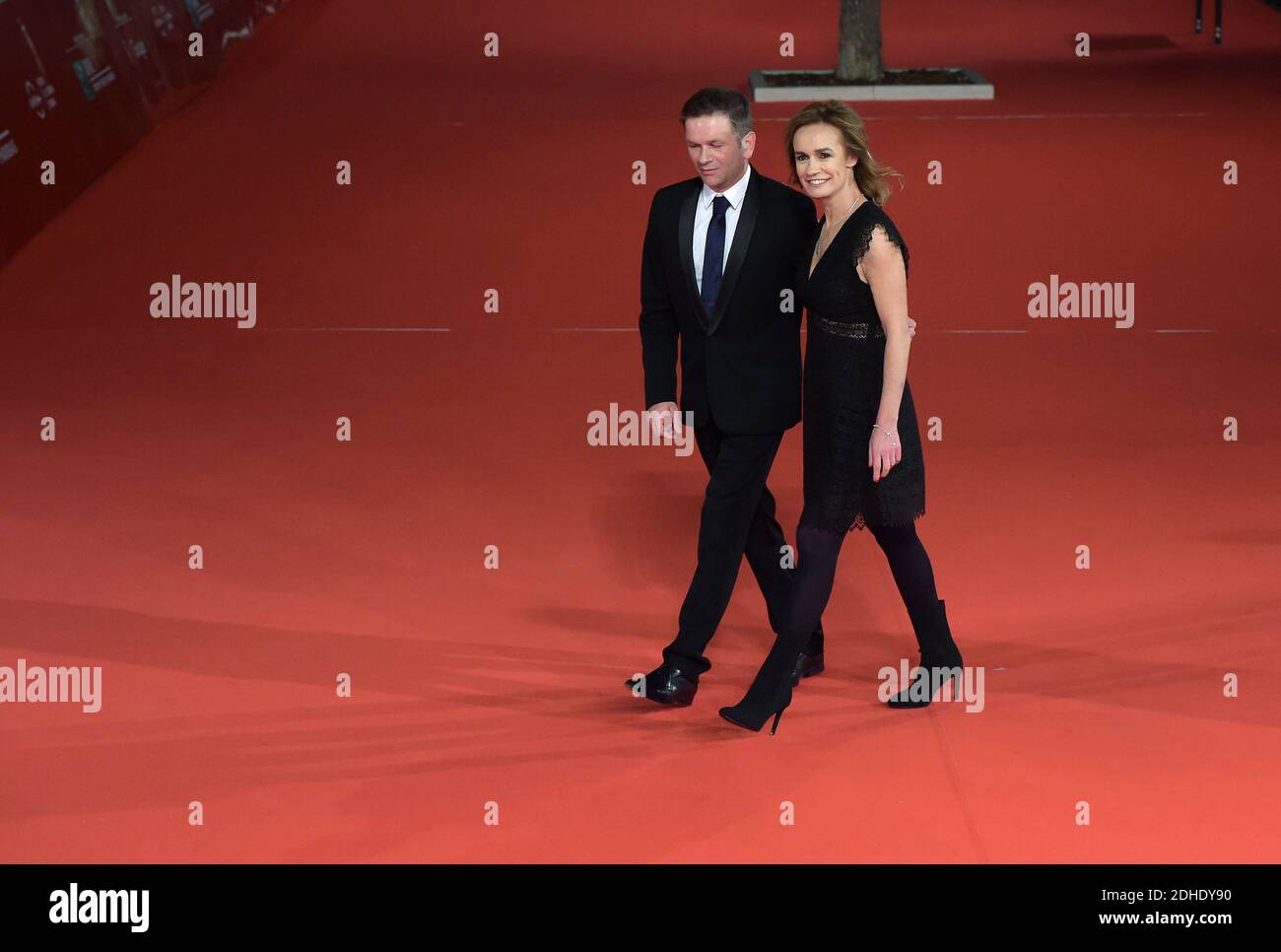 French actress Sandrine Bonnaire and french director Gael Morel attend ...
