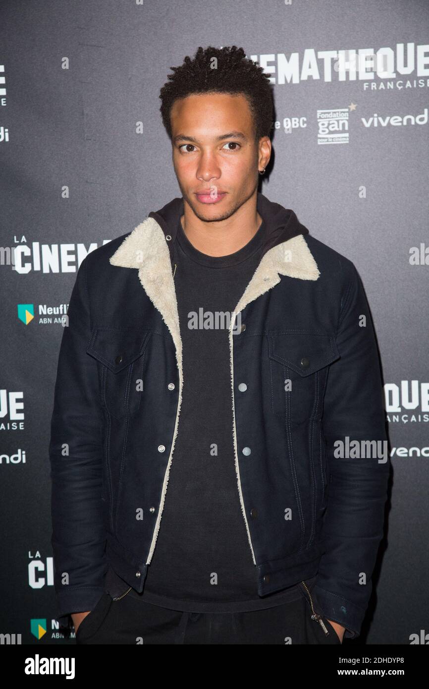 Corentin Fila arriving at a photocall of Polanski's movie 'Based on a ...