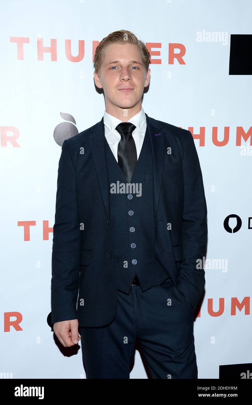 Daniel Webber attends the Thumper premiere held at the Egyptian on ...
