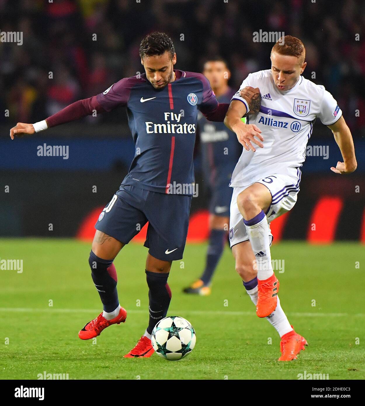 PSG's Neymar JR during a soccer game between French team Paris Saint ...