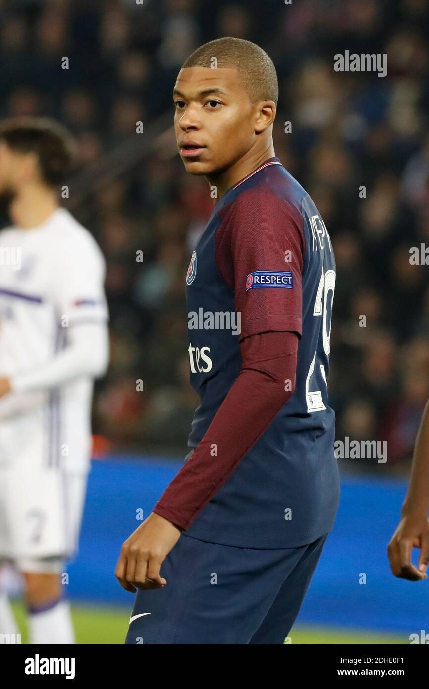 PSG's Kylian Mbappe during the Group stage -Group B- of the Champion's ...