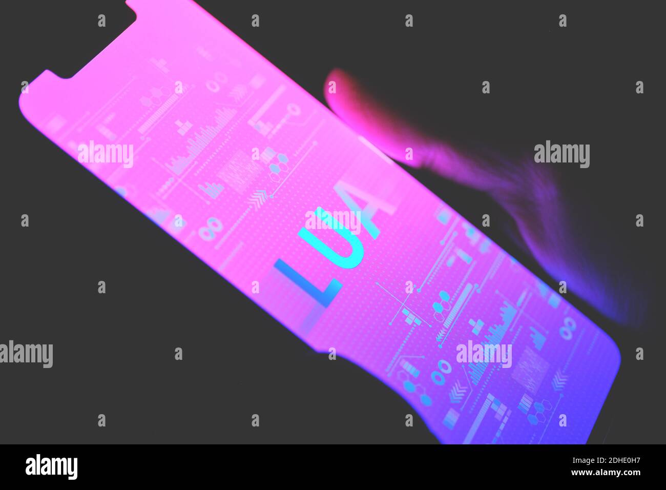 The concept of smart programming and coding in the lua language Stock ...