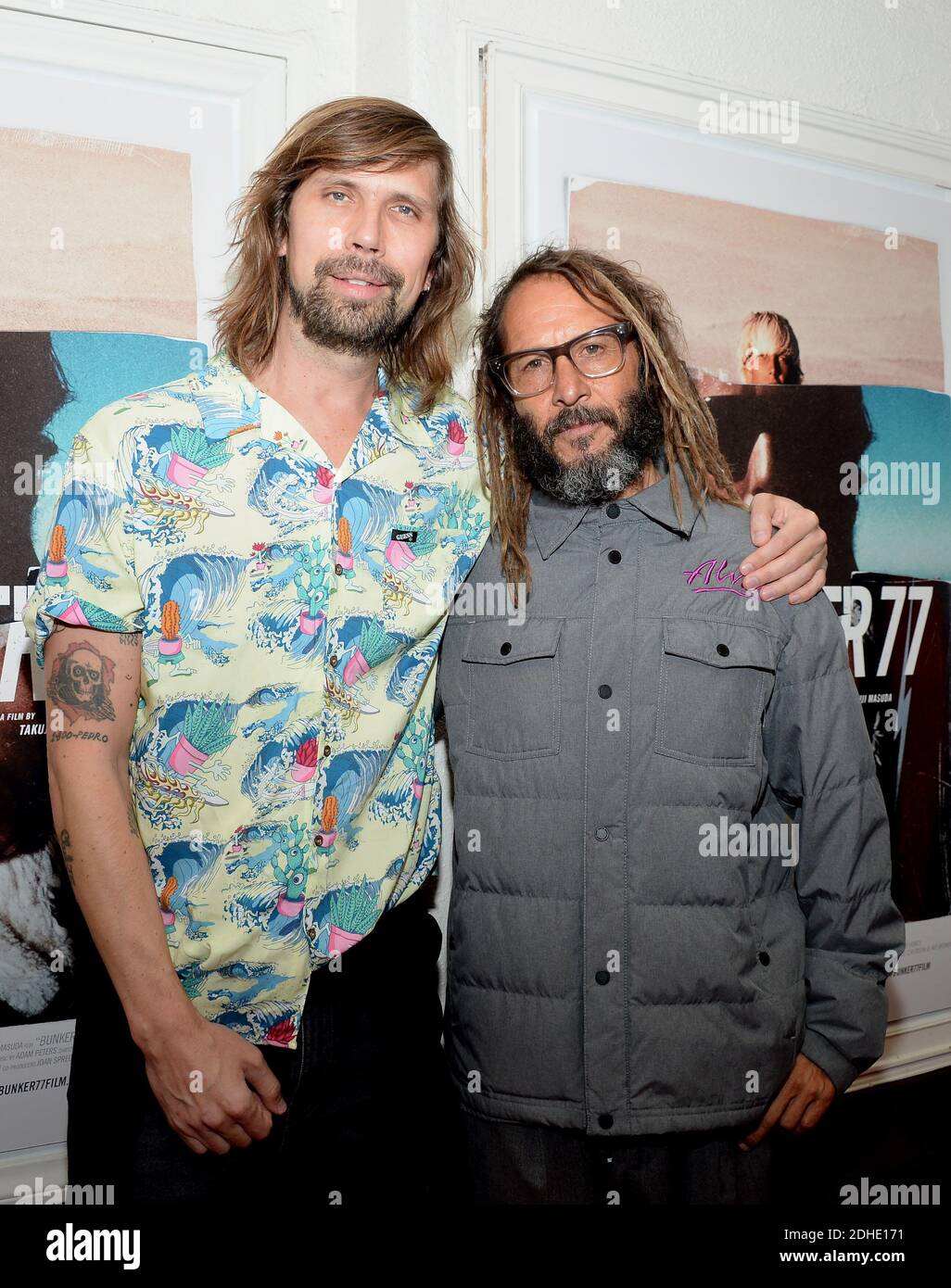 Pedro Winter and Tony Alva attend the Bunker77 premiere at the Astro ...