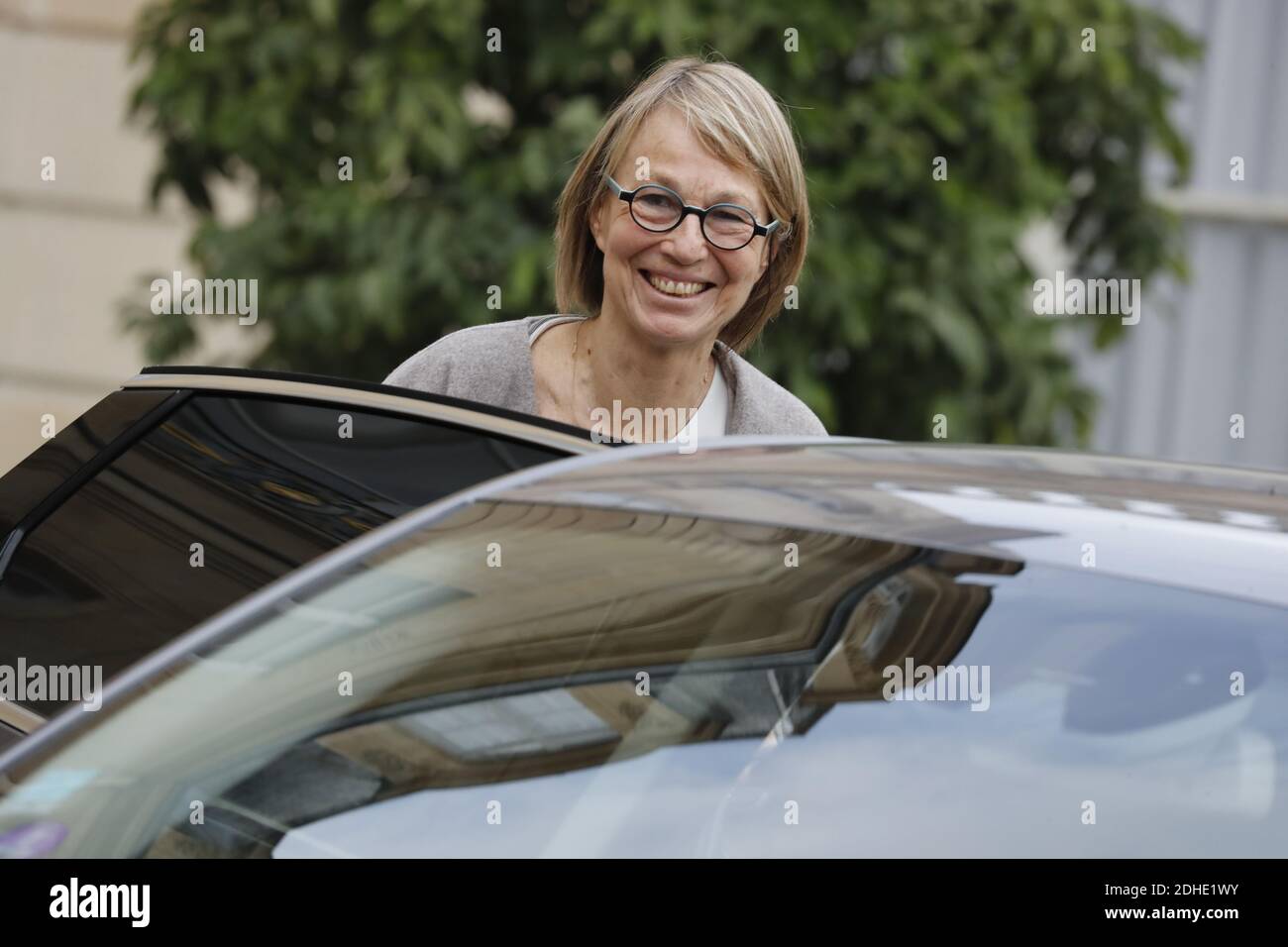 Minister of Culture Francoise Nyssen leaving the weekly Cabinet meeting ...
