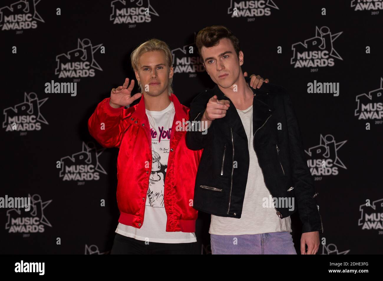 DJ Ofenbach (Cesar Laurent de Rummel and Dorian Lauduique) attending ...