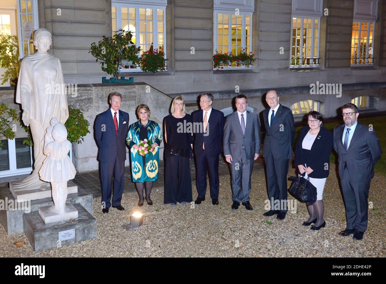 LUXEMBOURG OUT - Grand Duke Henri and Grand Duchess Maria Teresa of ...
