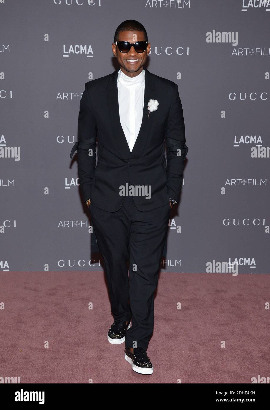 Usher attends the LACMA Art + Film Gala honoring Mark Bradford and ...