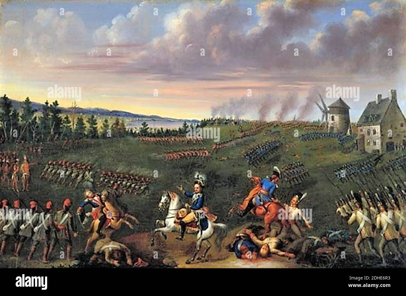 La Bataille de Sainte-Foy - Joseph Legare Stock Photo - Alamy