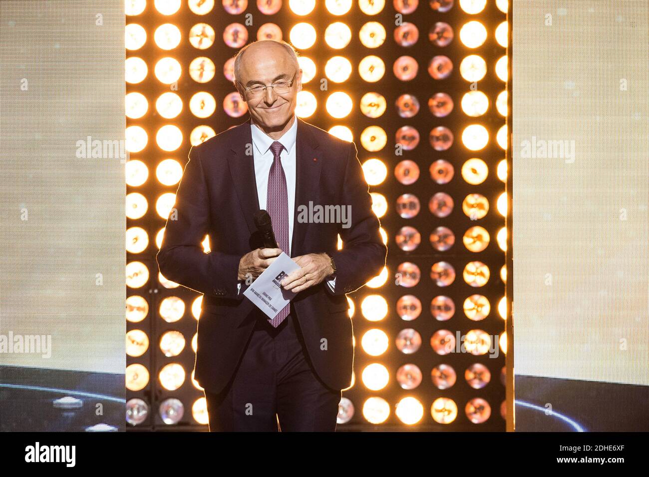 Air Liquide CEO Benoit Potier during the BFM Awards 2017 in Paris ...