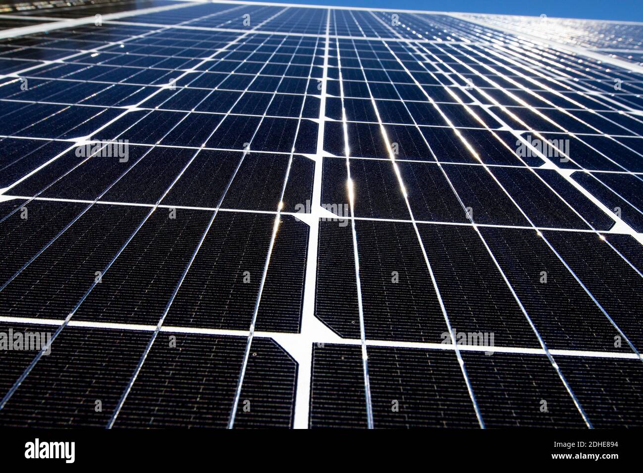 Solar field in Texas Stock Photo - Alamy