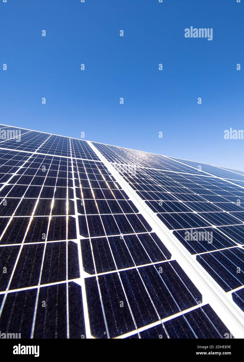 Solar field in Texas Stock Photo - Alamy