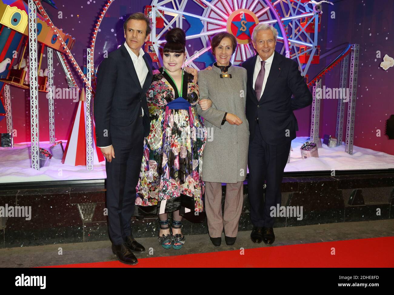 Guillaume Houze, Beth Ditto, Philippe Houze and his wife attends the ...