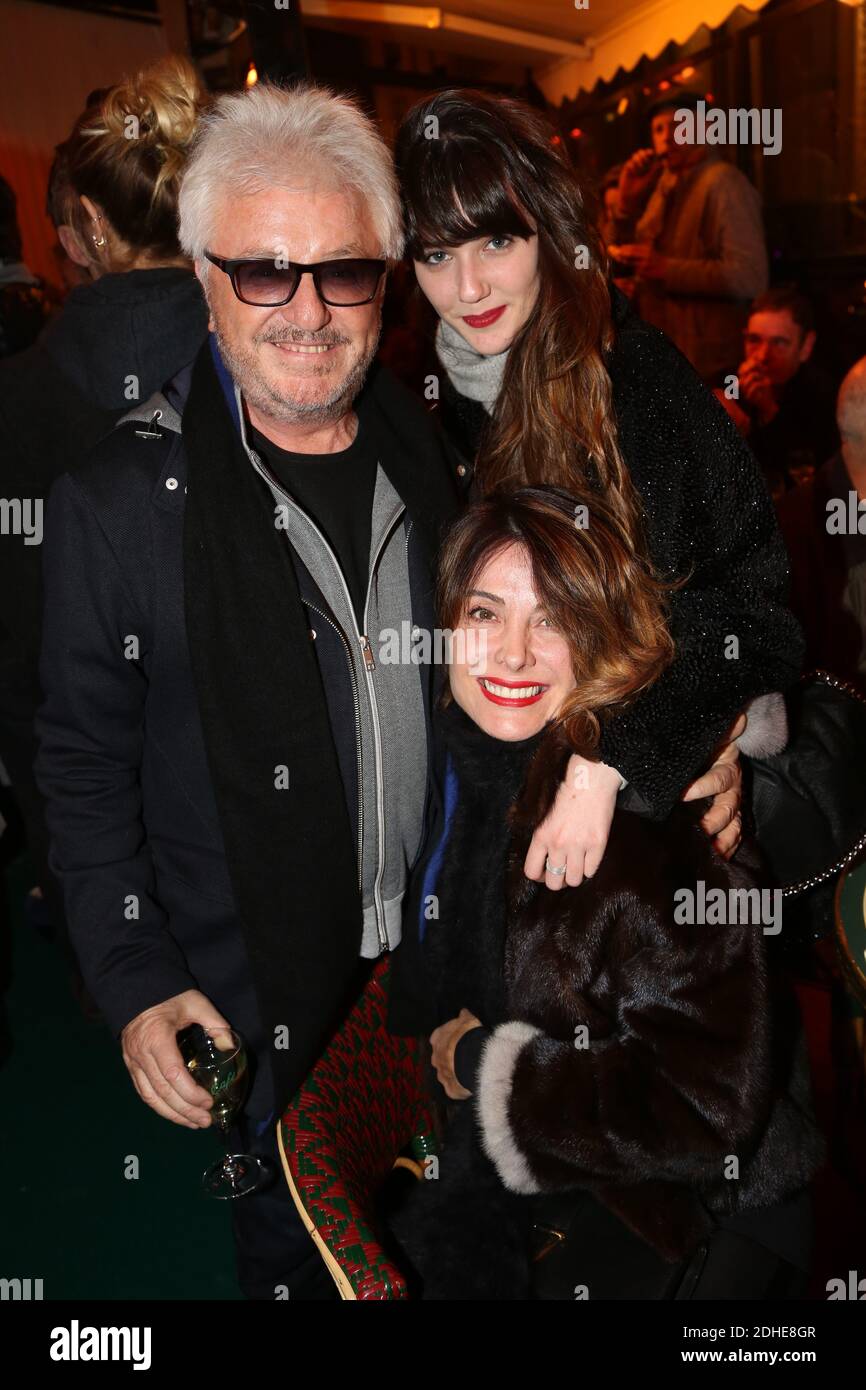 Marc Cerrone, his daughter Maora and his wife Gill attending the Prix ...