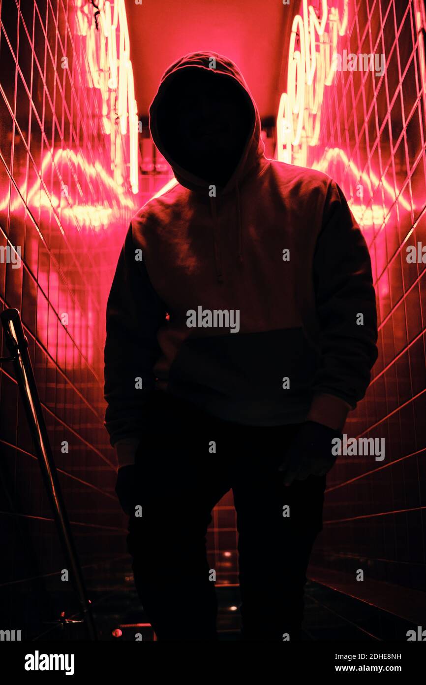 Man outside night club hi-res stock photography and images - Alamy