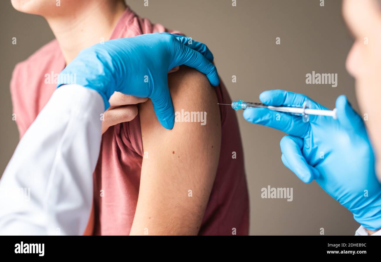 Teen Boy Injection High Resolution Stock Photography and Images - Alamy