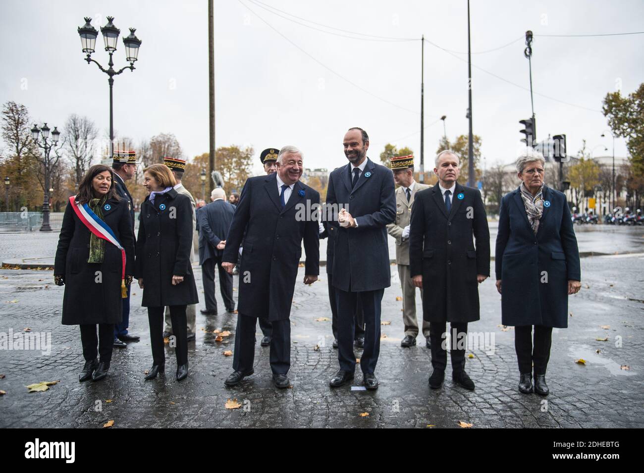 The Mayor Of Paris Anne Hidalgo, French French defense Minister ...