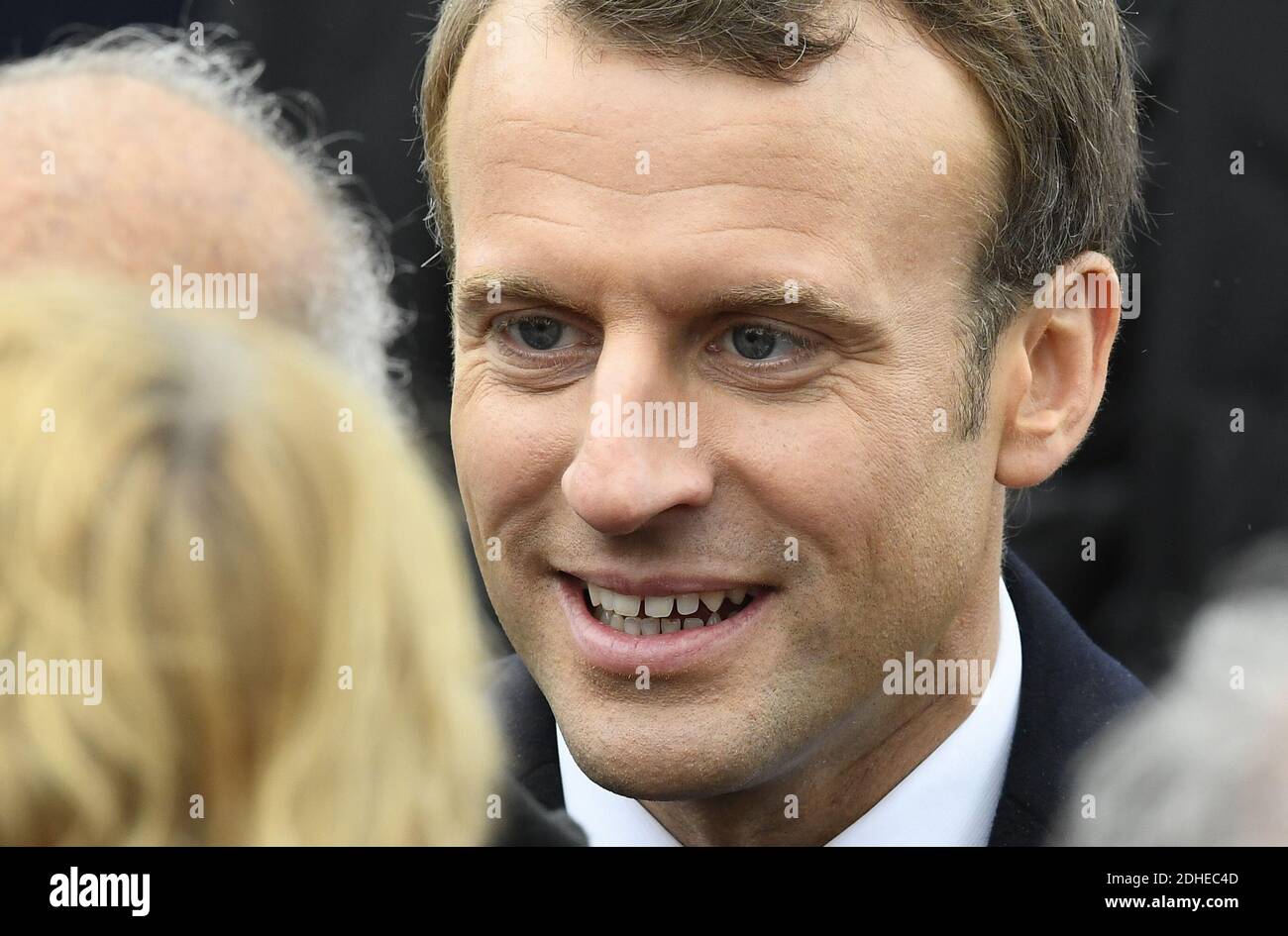 French President Emmanuel Macron during the Commemoration of Armistice ...