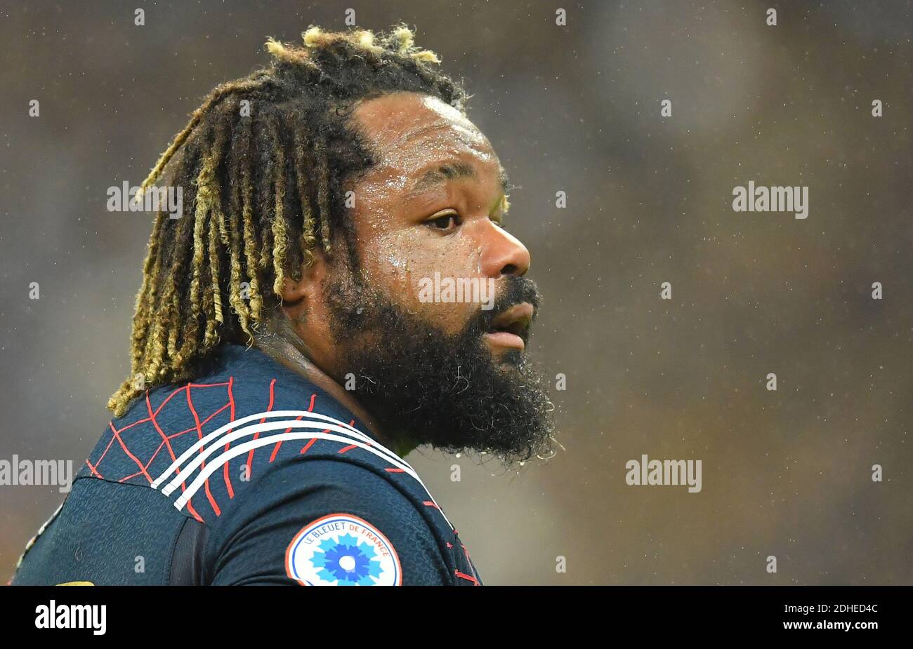 France 's Mathieu Bastareaud during a rugby union international match ...