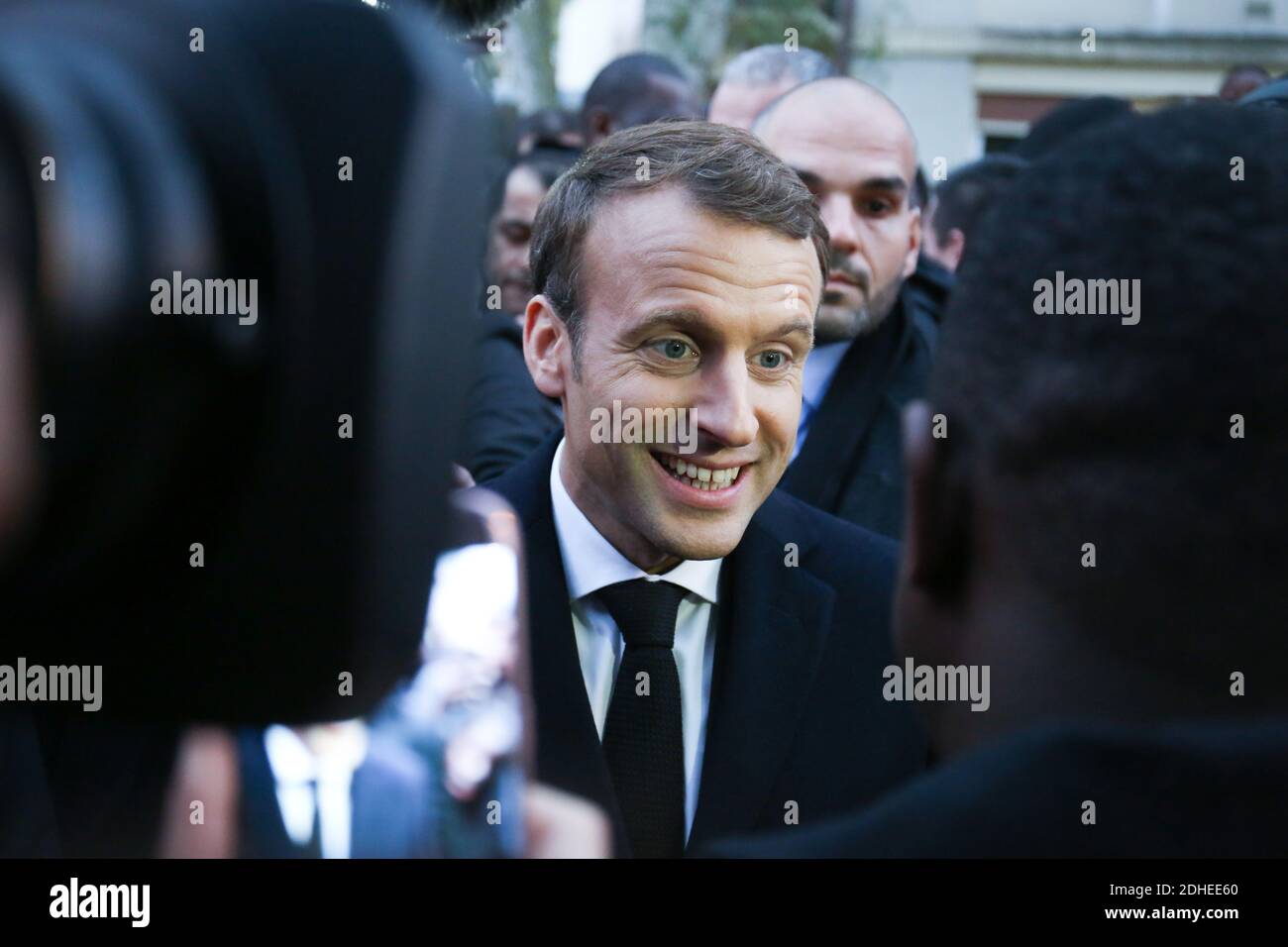 French President Emmanuel Macron during his visit focused on the theme ...
