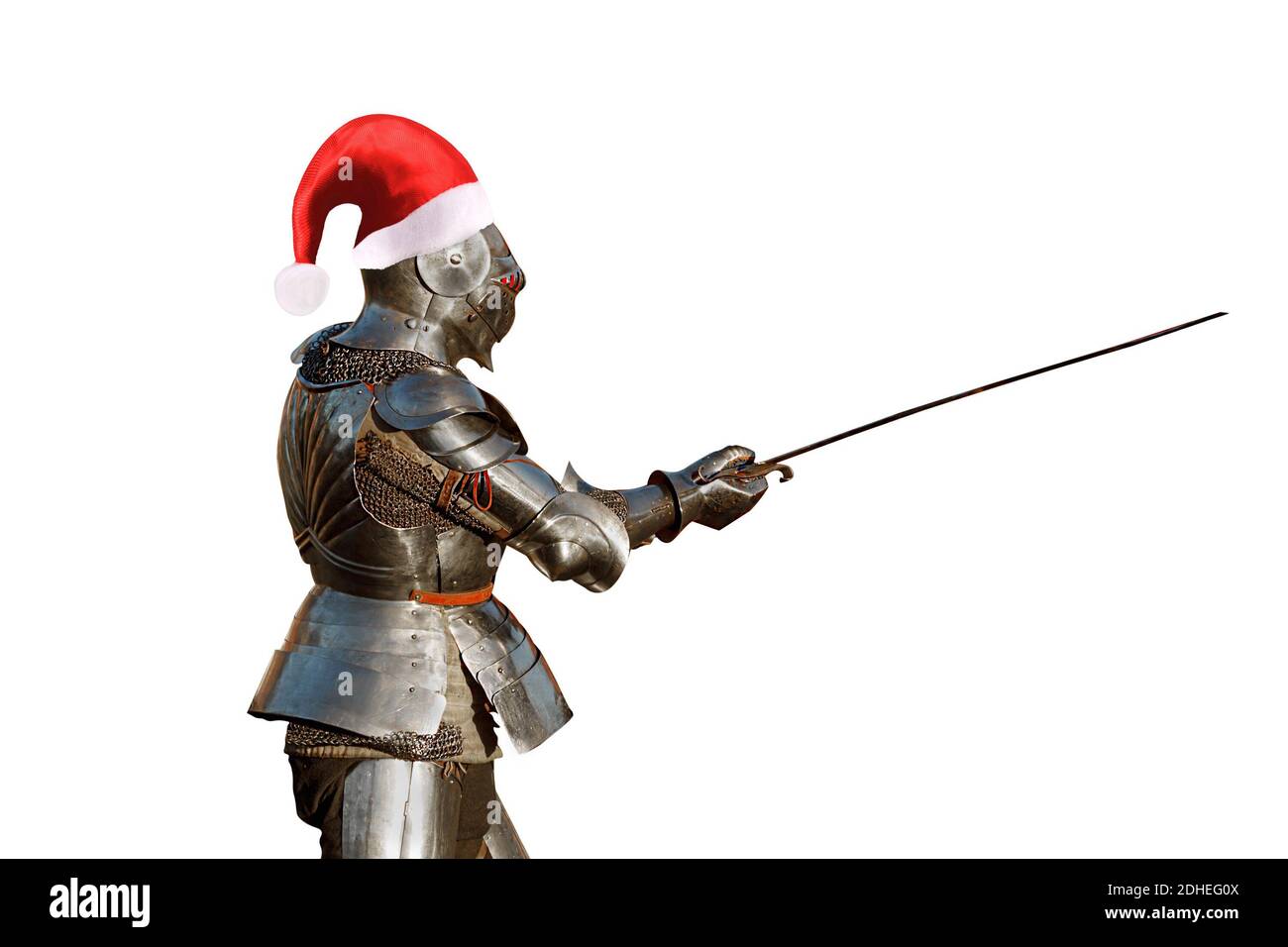 Medieval knight standing on Cut Out Stock Images & Pictures - Alamy