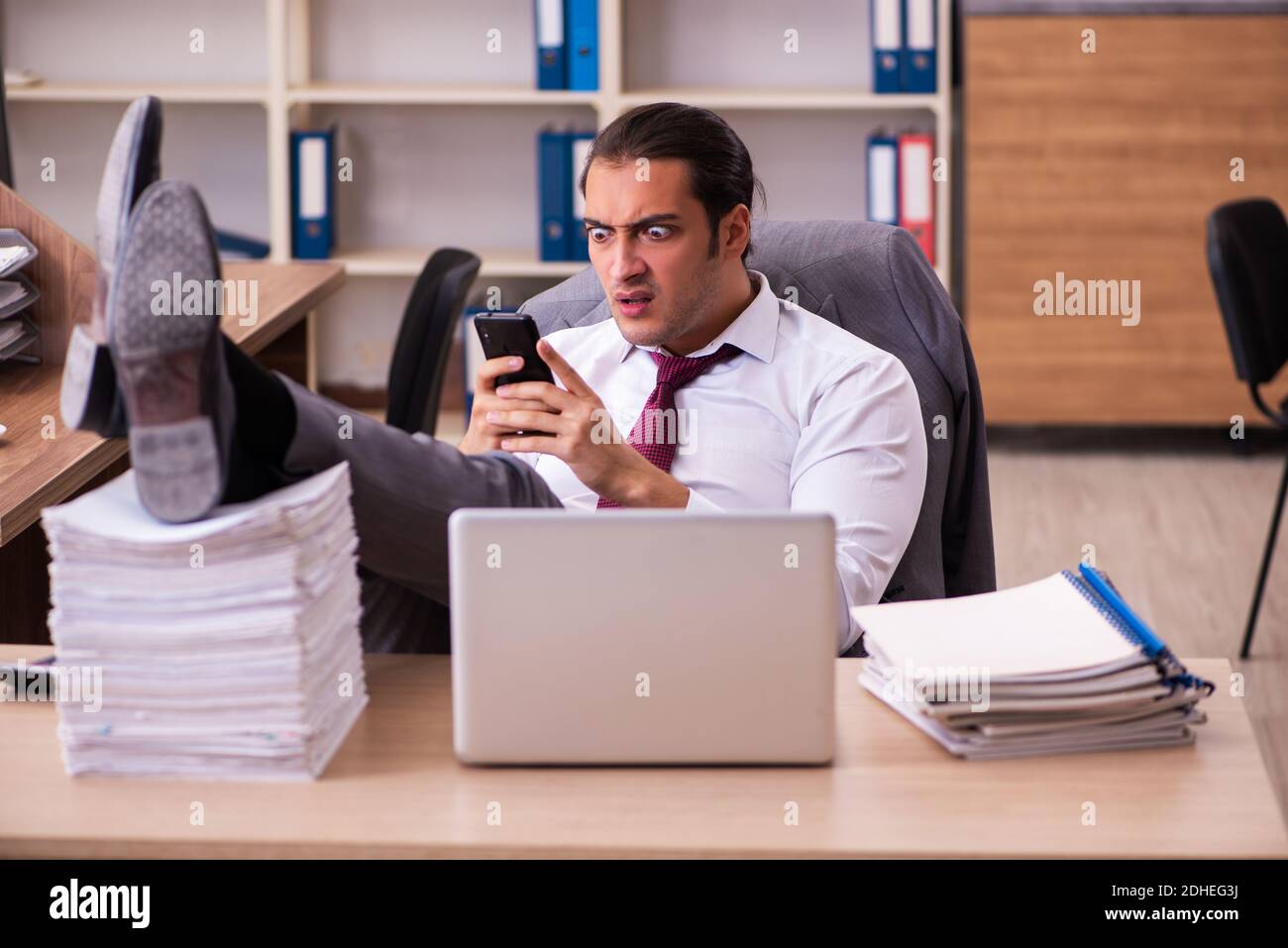 Extremely tired businessman male hi-res stock photography and images ...