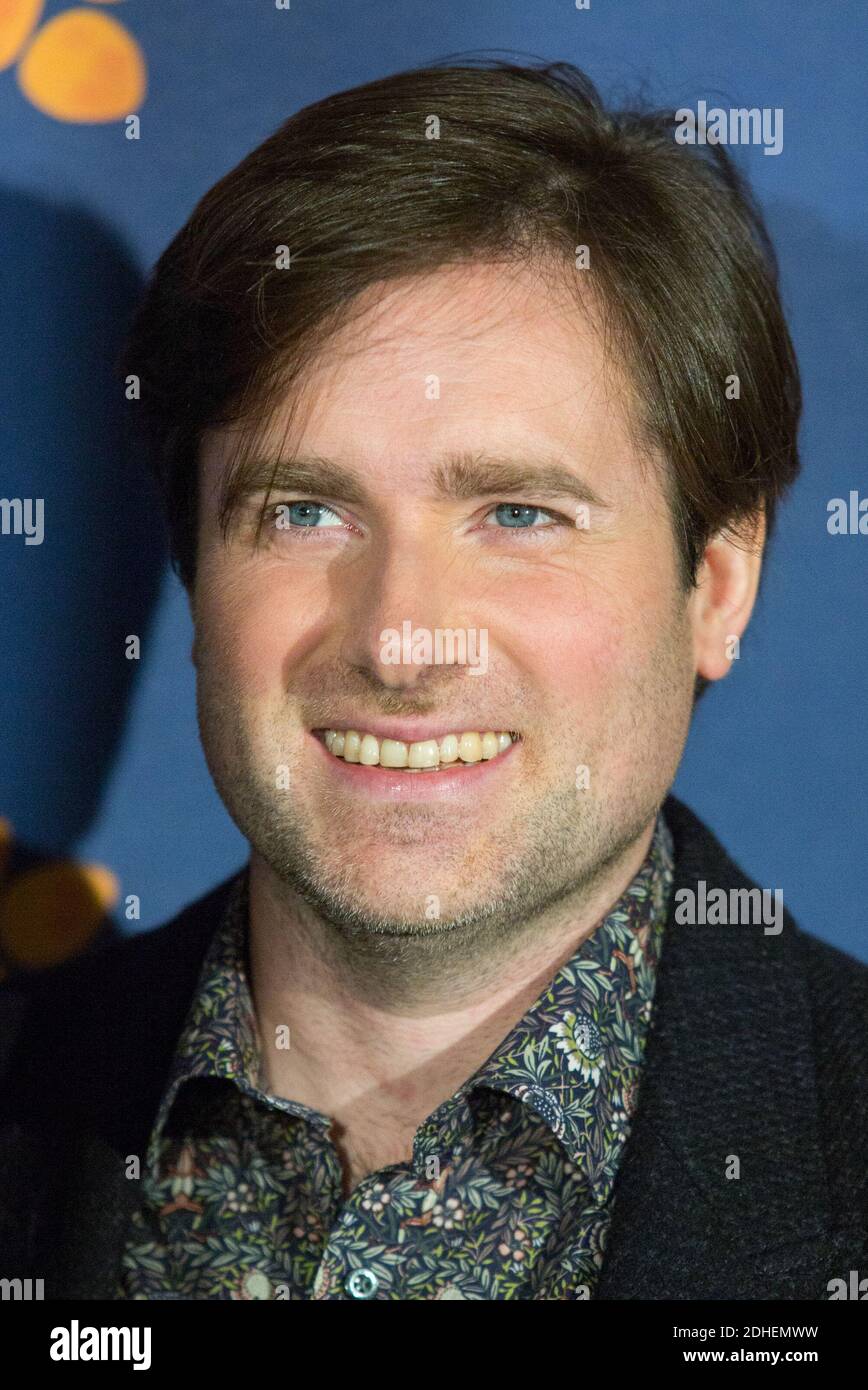 Paul King arriving at 'Paddington 2' Paris film premiere at L'Olympia ...