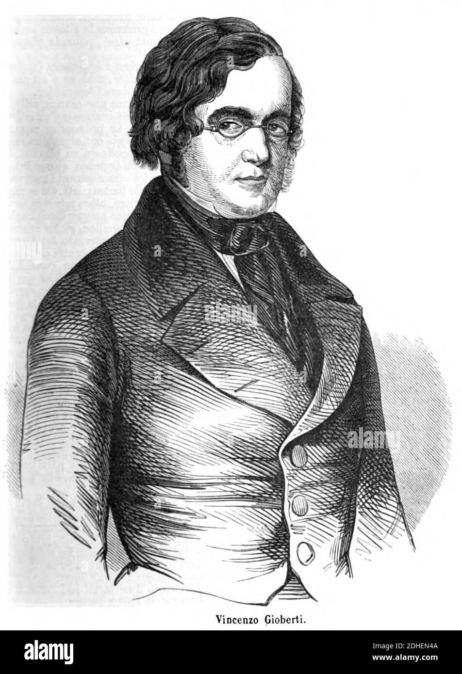 L'Illustration 1849 - Vincenzo Gioberti Stock Photo - Alamy