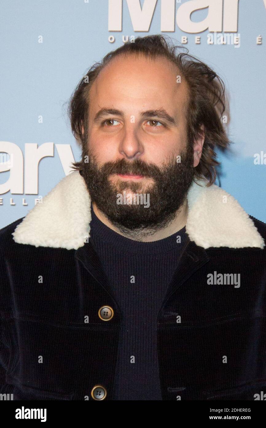 Vincent Macaigne arriving at 'Marvin' Paris film Premiere at LOUXOR ...