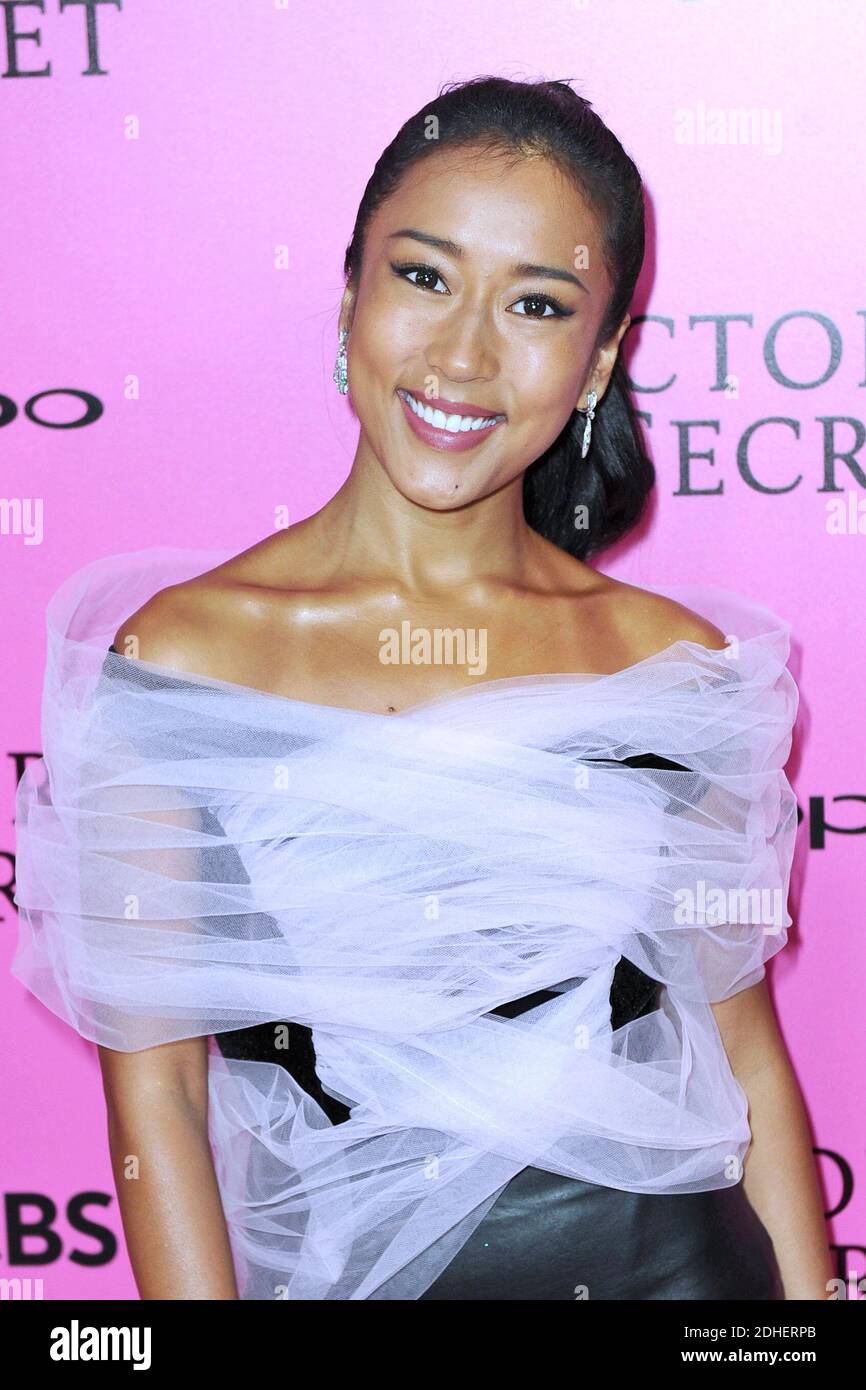 Jike Junyi attending the Pink Carpet prior to the Victoria's Secret ...