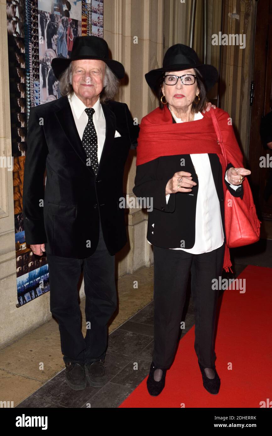 Andre Chapelle et Nana Mouskouri assistent a la soirée en hommage a ...