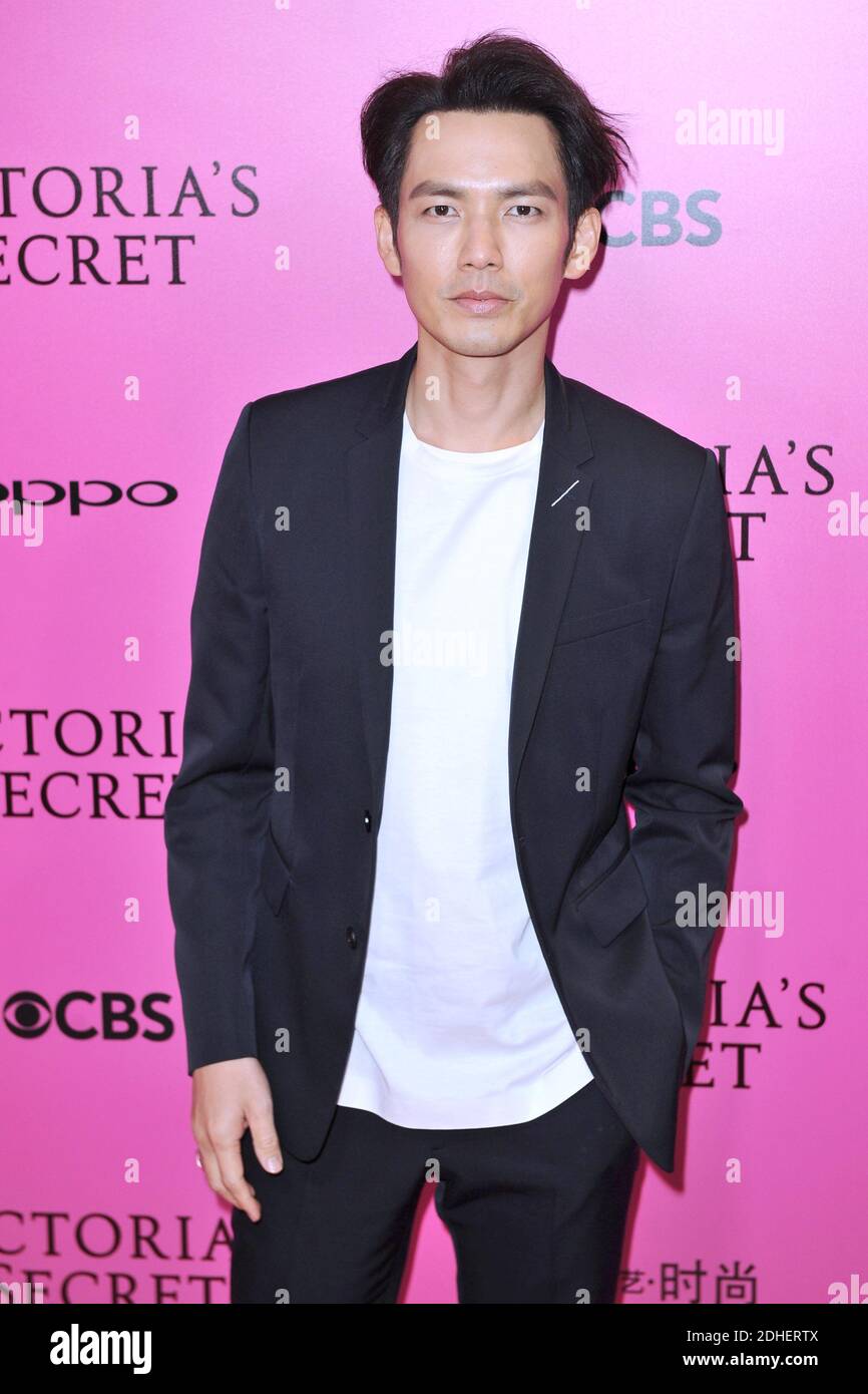 Wallace Chung attending the Pink Carpet prior to the Victoria's Secret ...