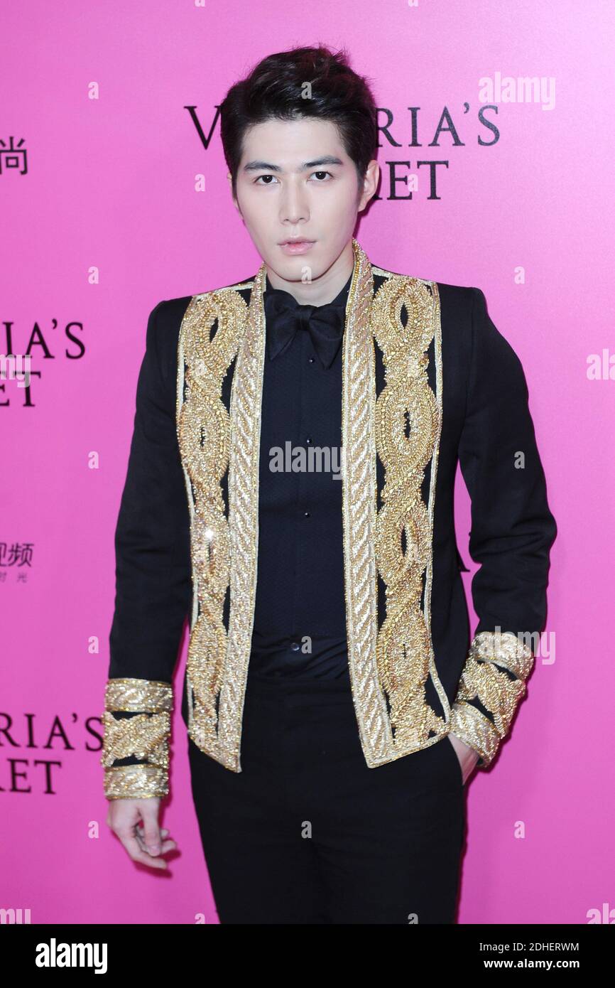 Chen Xuedong attending the Pink Carpet prior to the Victoria's Secret ...