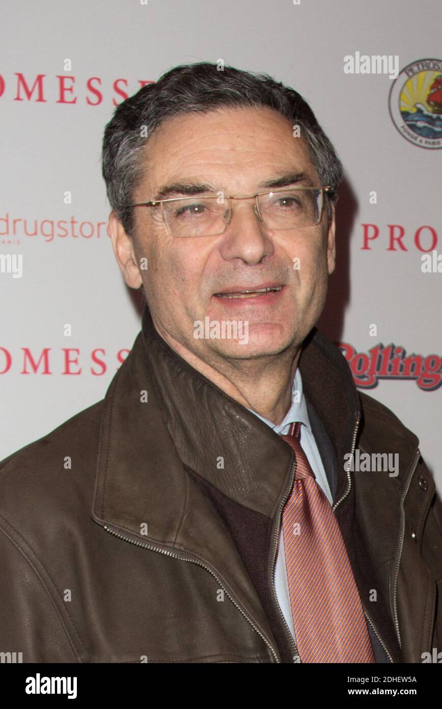 Patrick Devedjian arriving at 'La Promesse' Paris film premiere at ...