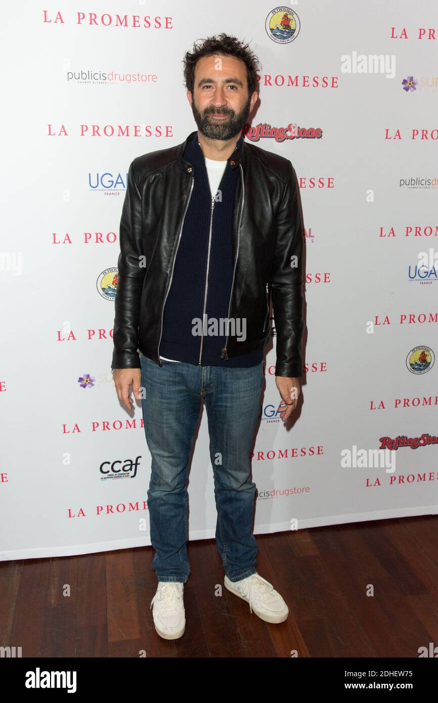 Mathieu Madenian arriving at 'La Promesse' Paris film premiere at ...