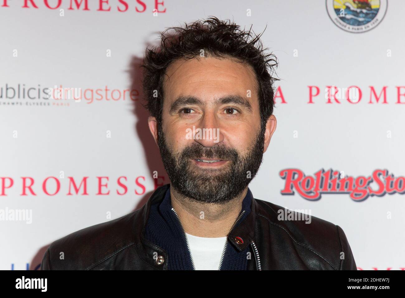 Mathieu Madenian arriving at 'La Promesse' Paris film premiere at ...