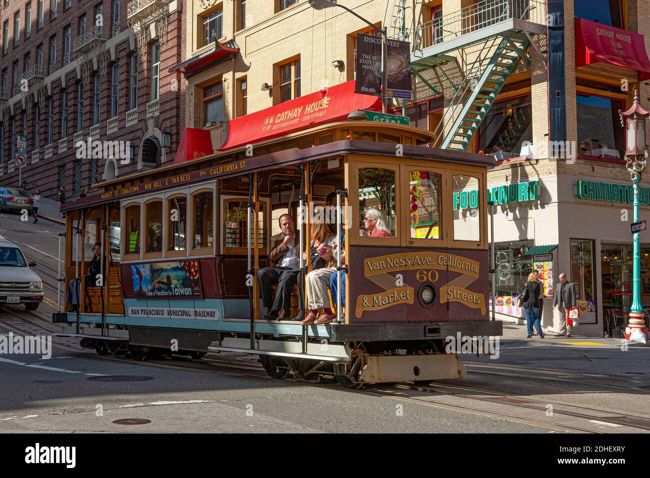 San Francisco Tram Stock Photo - Alamy