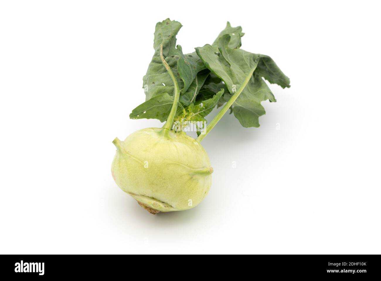 Kohlrabi aka colerape cut out isolated on white background Stock Photo ...