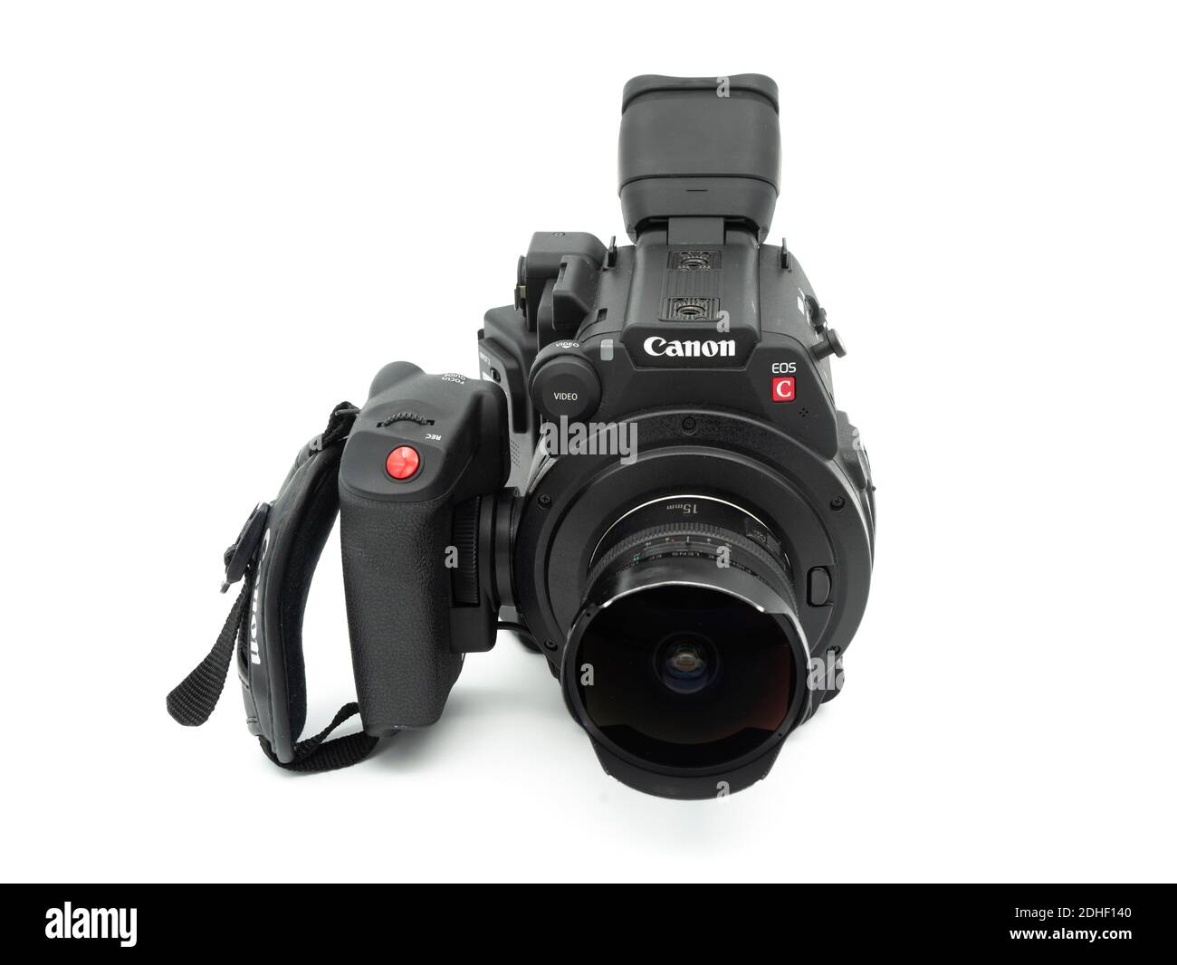 Canon EOS C200 professional cinema video camera cut out isolated on ...