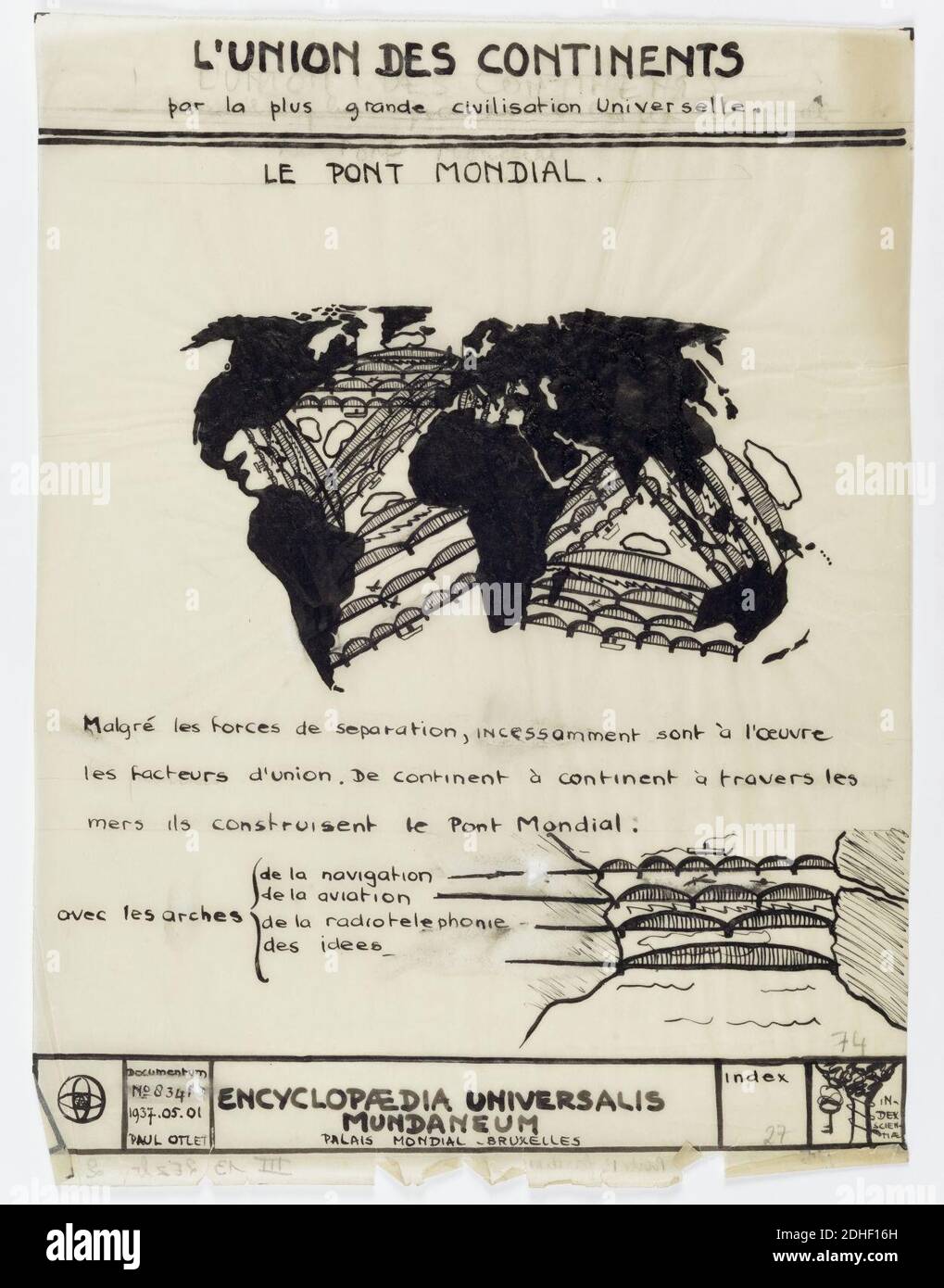 L'Union des continents Stock Photo - Alamy