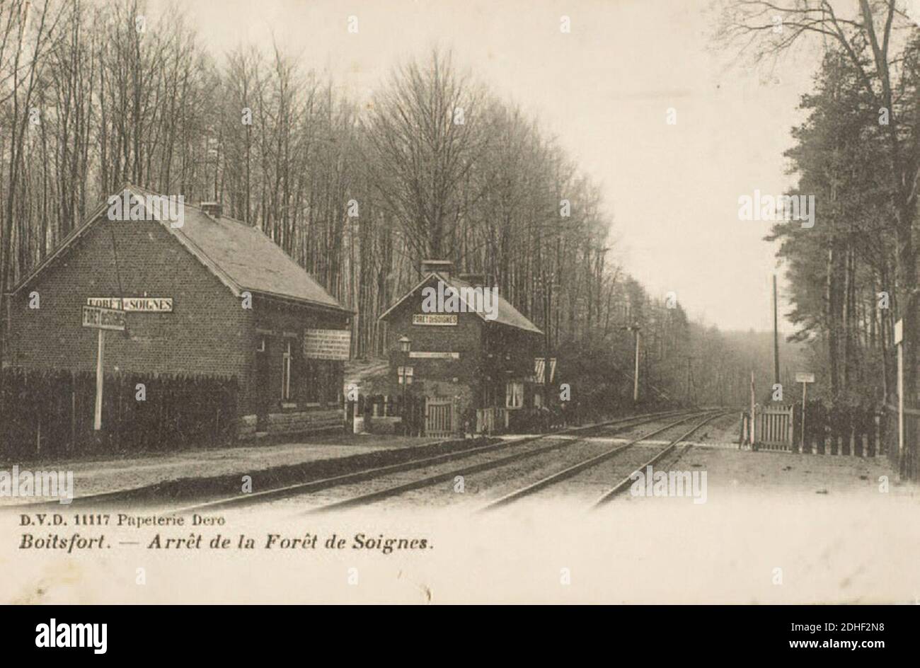 La 'halte de la forêt de Soignes' à Watermael-Boitsfort (disparue ...