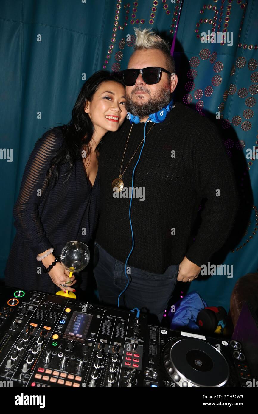 Exclusif - Malika Lambert et Greg Boust lors de la soiree d ...