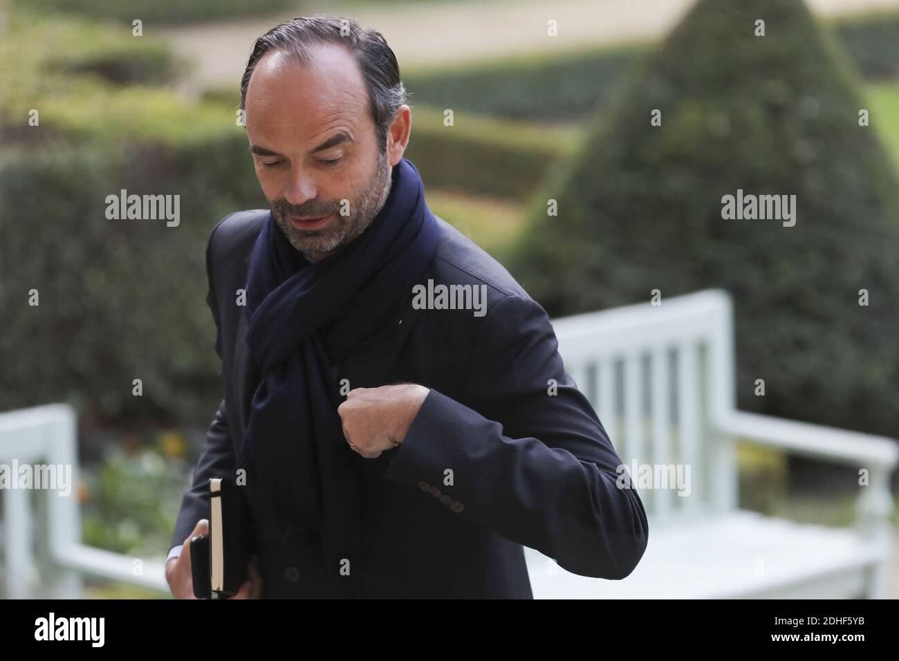 Prime Minister Edouard Philippe arriving for the Questions to the ...