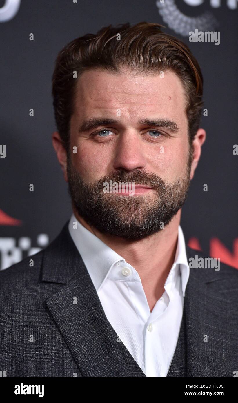 Milo Gibson attends the Gangster Land premiere at the Egyptian Theatre ...