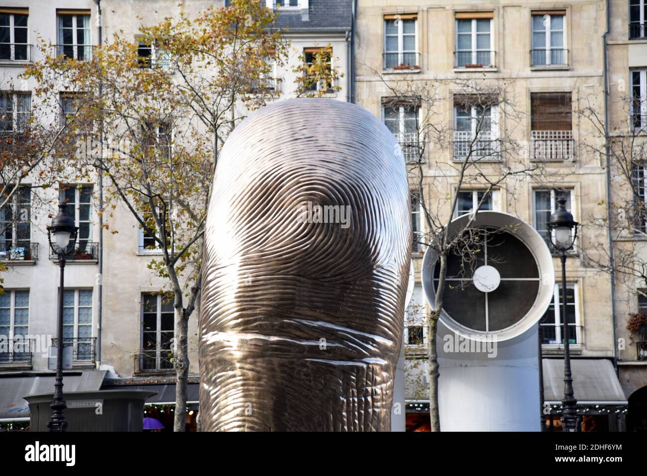 A giant thumb sculpture by late French artist Cesar Baldaccini, known ...